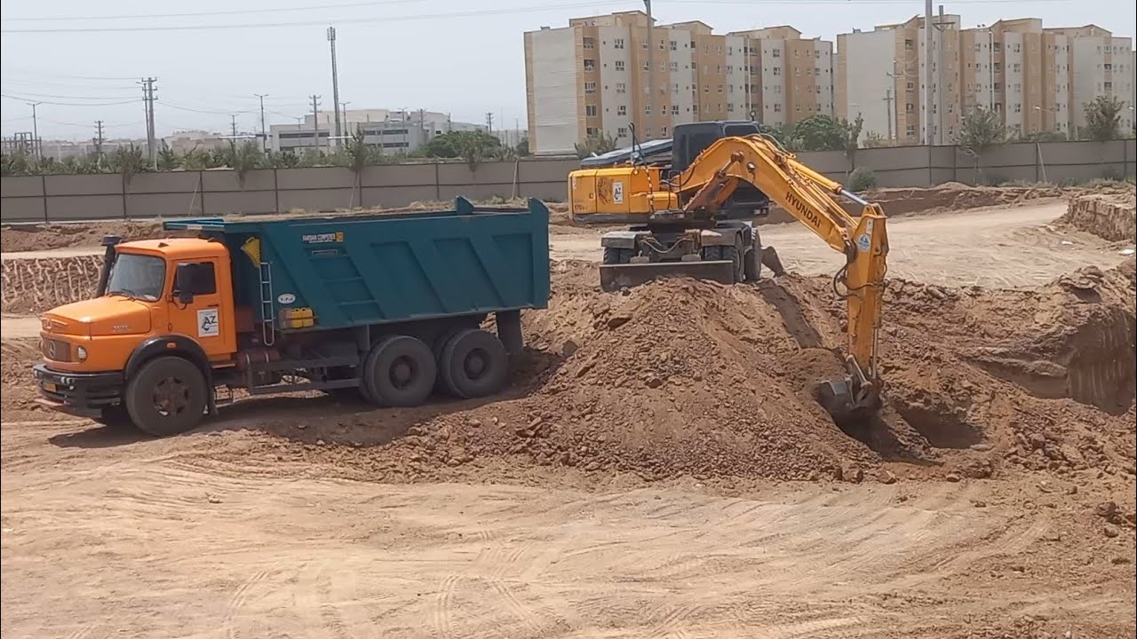 Digging Deep in construction project : Excavator Adventures and Hard ...