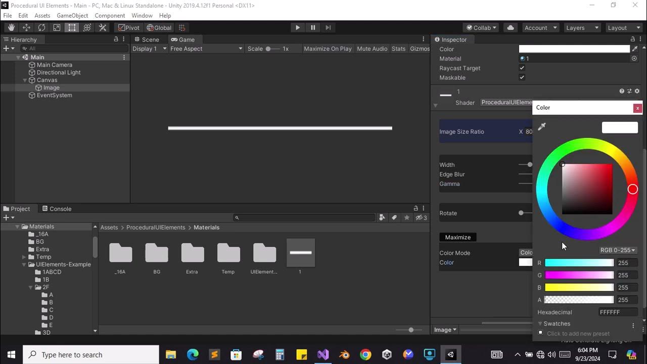 13B - Procedural UI Elements - Unity - YouTube