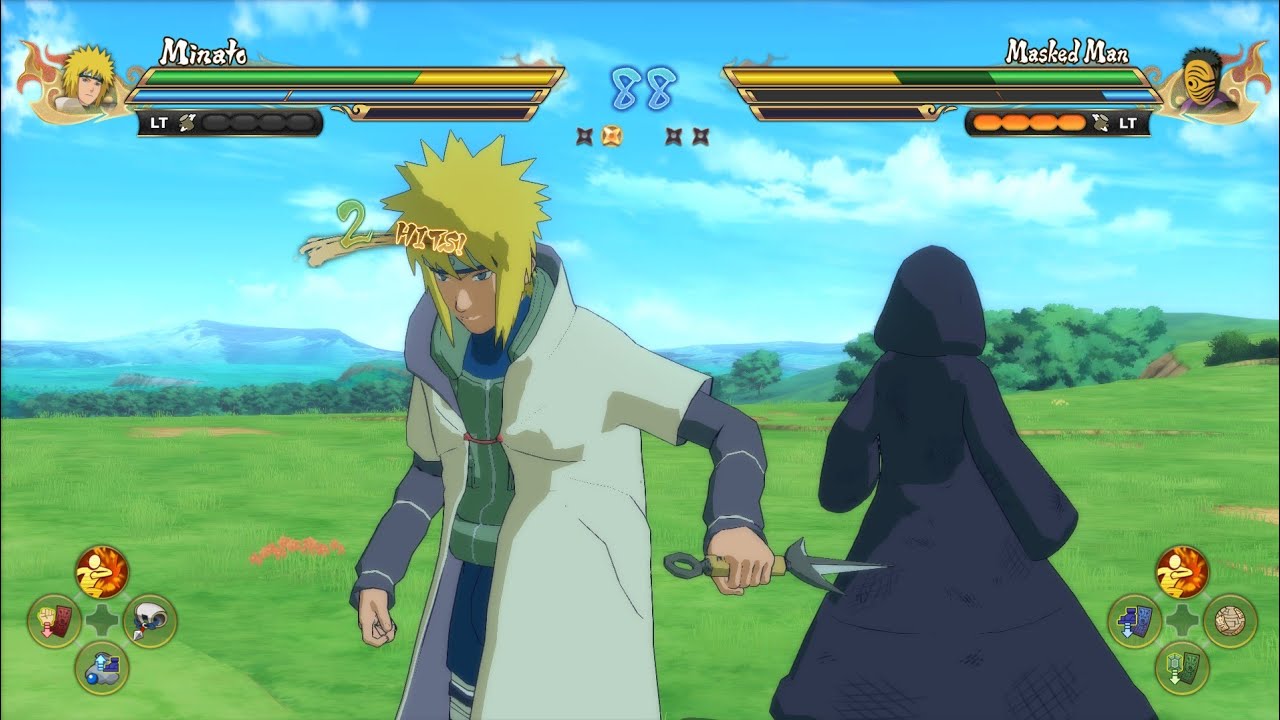 MINATO THE YELLOW FLASH 🆚 OBITO THE MASKED MAN - SUPER HARD DIFFICULTY ...
