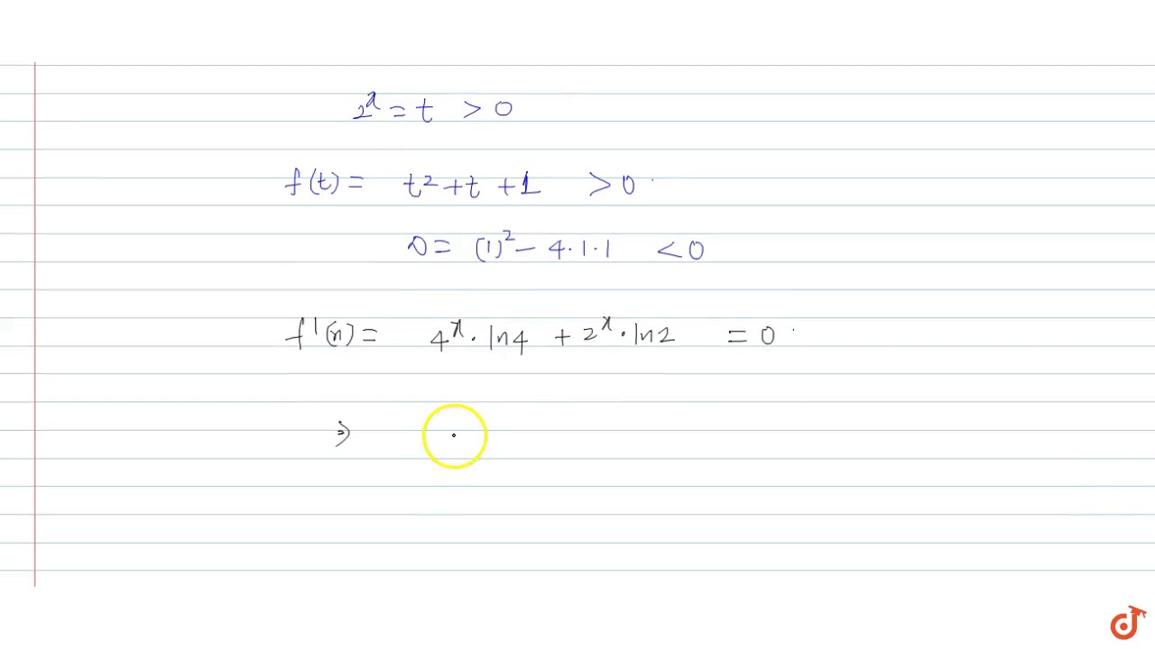 Range Of f x 4 x 2 x 1 Is YouTube