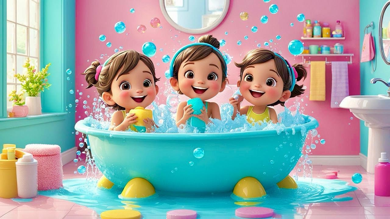 Bath Time Song | Fun and Educational for Kids | Nursery Rhymes & Kids ...
