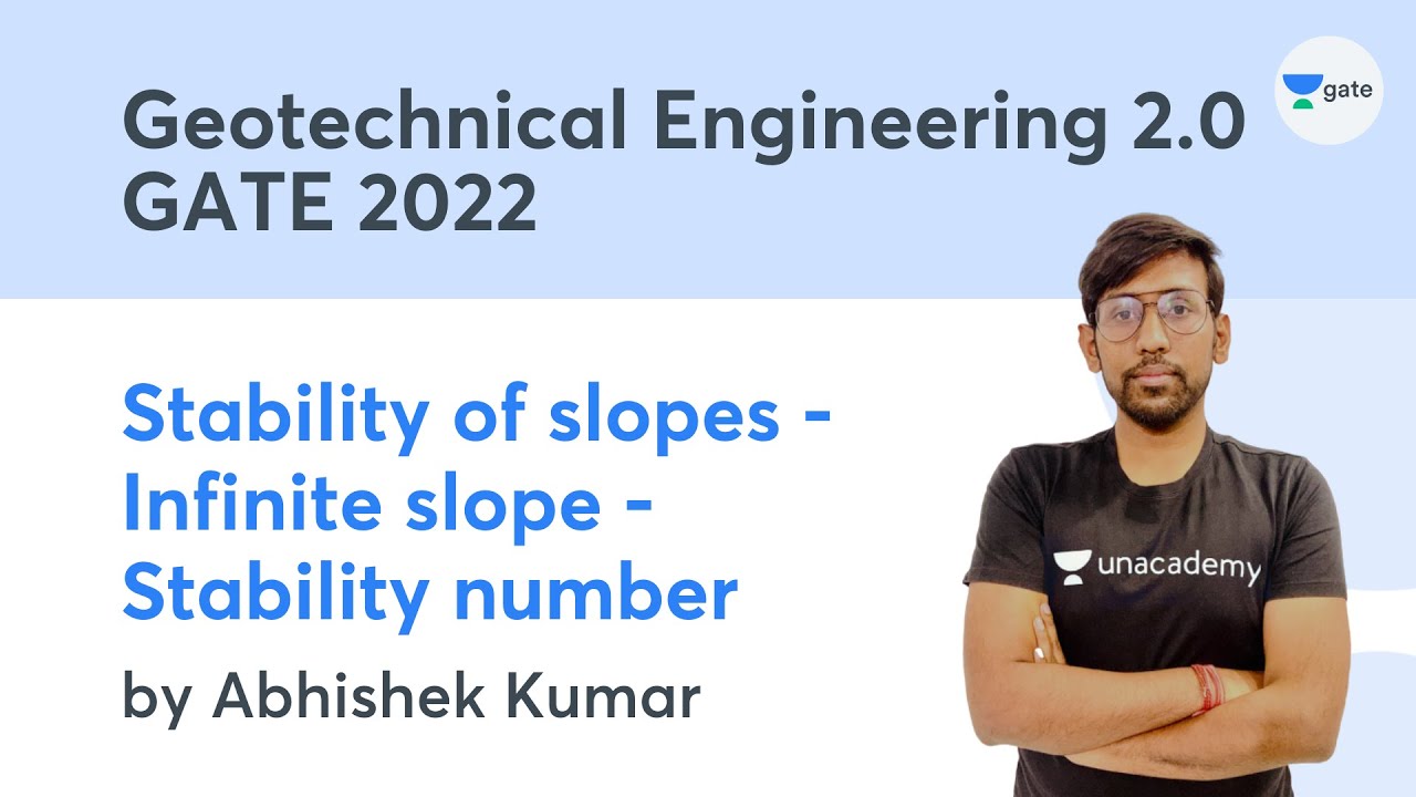 L7 | Stability of slopes - Infinite slope - Stability number ...