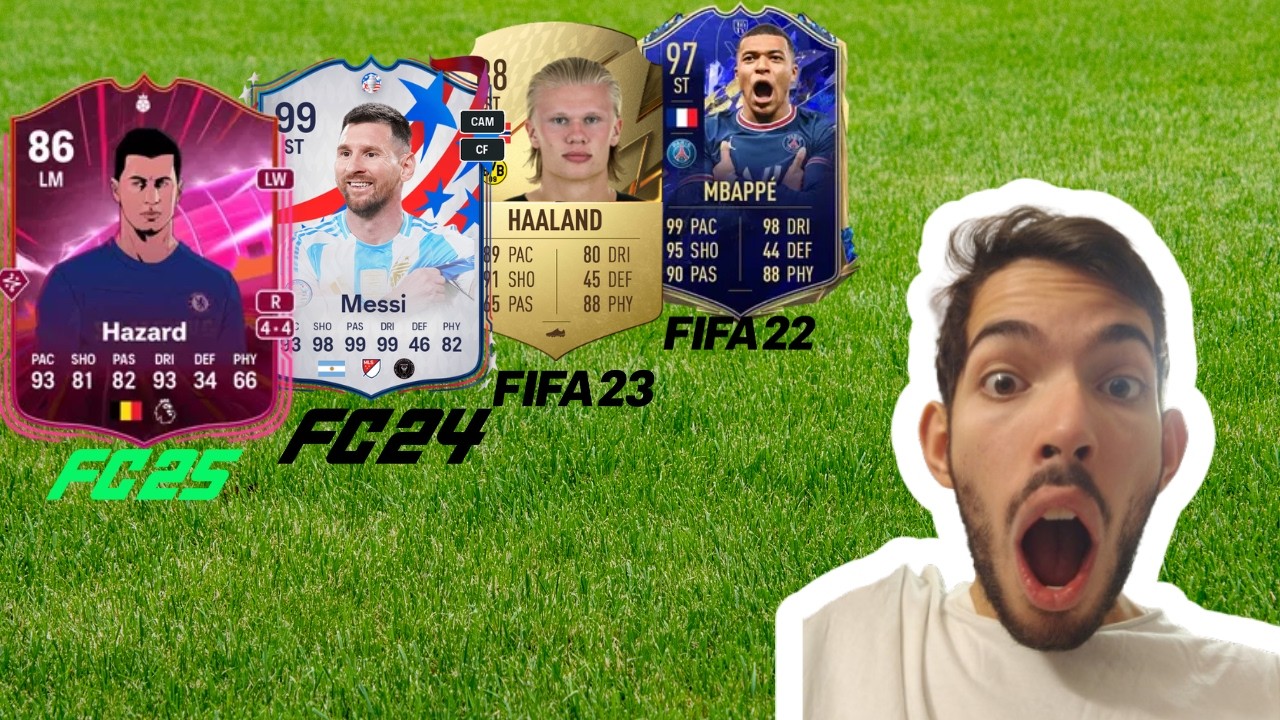 I opened 100 PACKS on EVERY FIFA !!!!! - YouTube