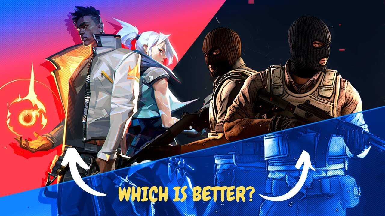 CS:GO V/S VALORANT WHICH WINS ? !!! #riotgames #valorant #csgo - YouTube