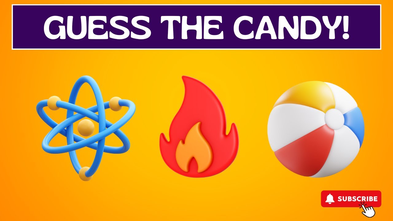 GUESS THE CANDY BY THE EMOJI WITH QUIZZY BEE - YouTube
