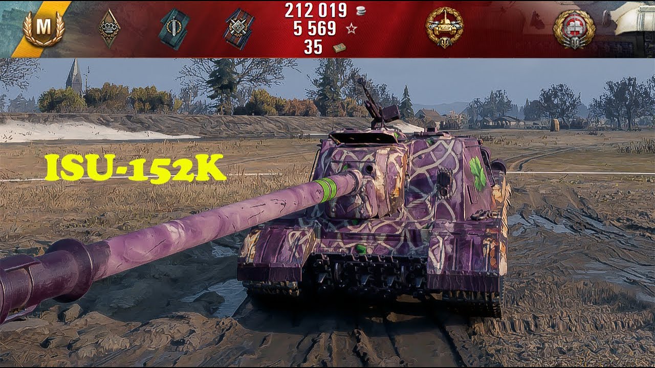 ISU-152K - World of Tanks UZ Gaming - YouTube