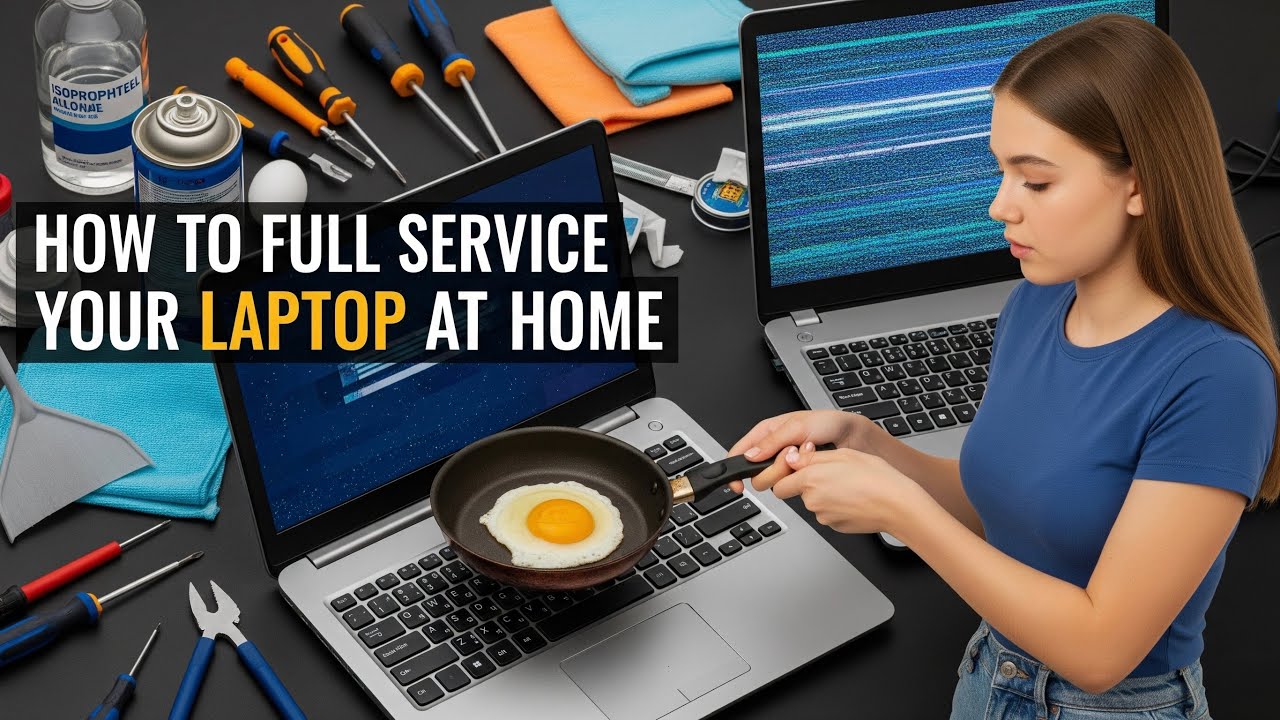 How to Service Laptop at home | hp i3 Laptop | notebook | At home ...