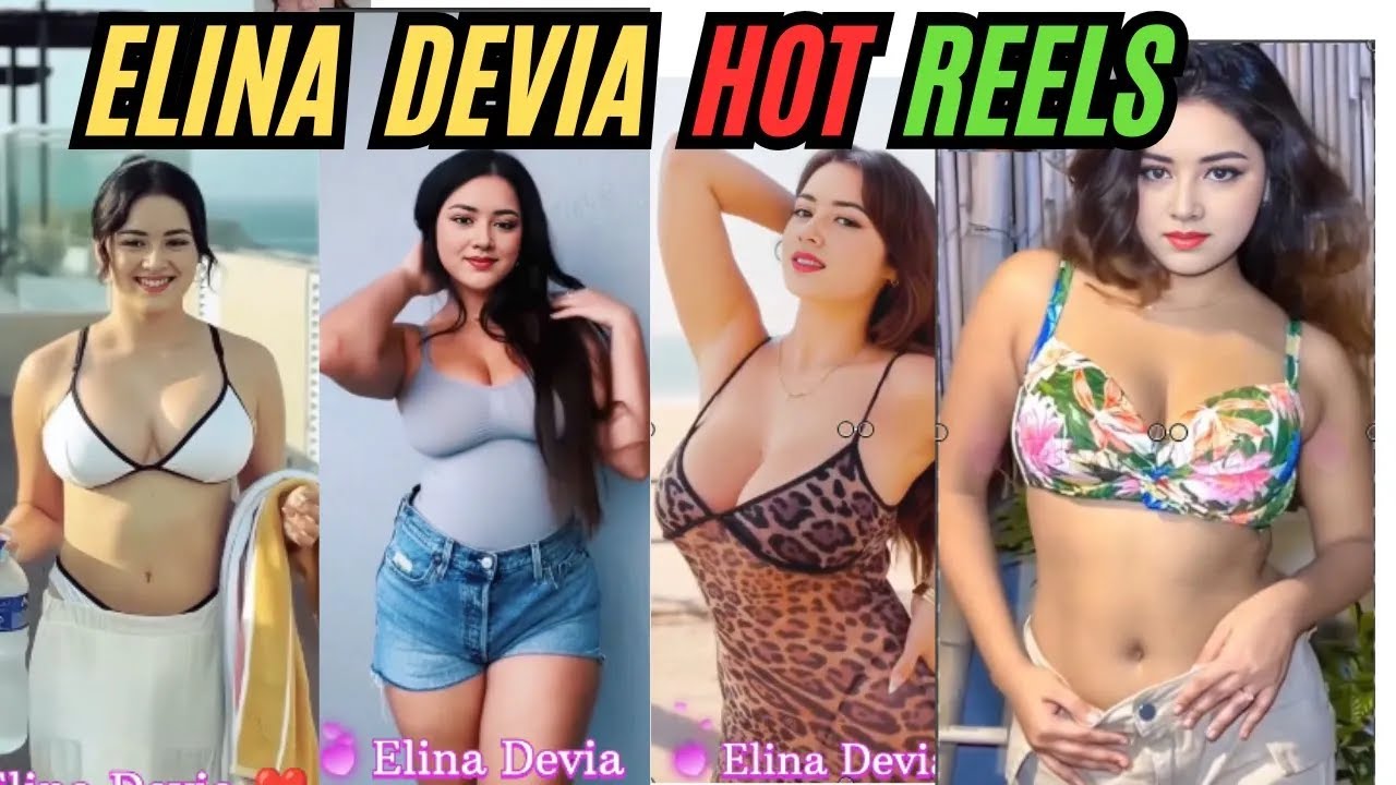 Elina Devia Hot Glamour Queen Naval Boobs Dress show #elinadevia 2025 ...