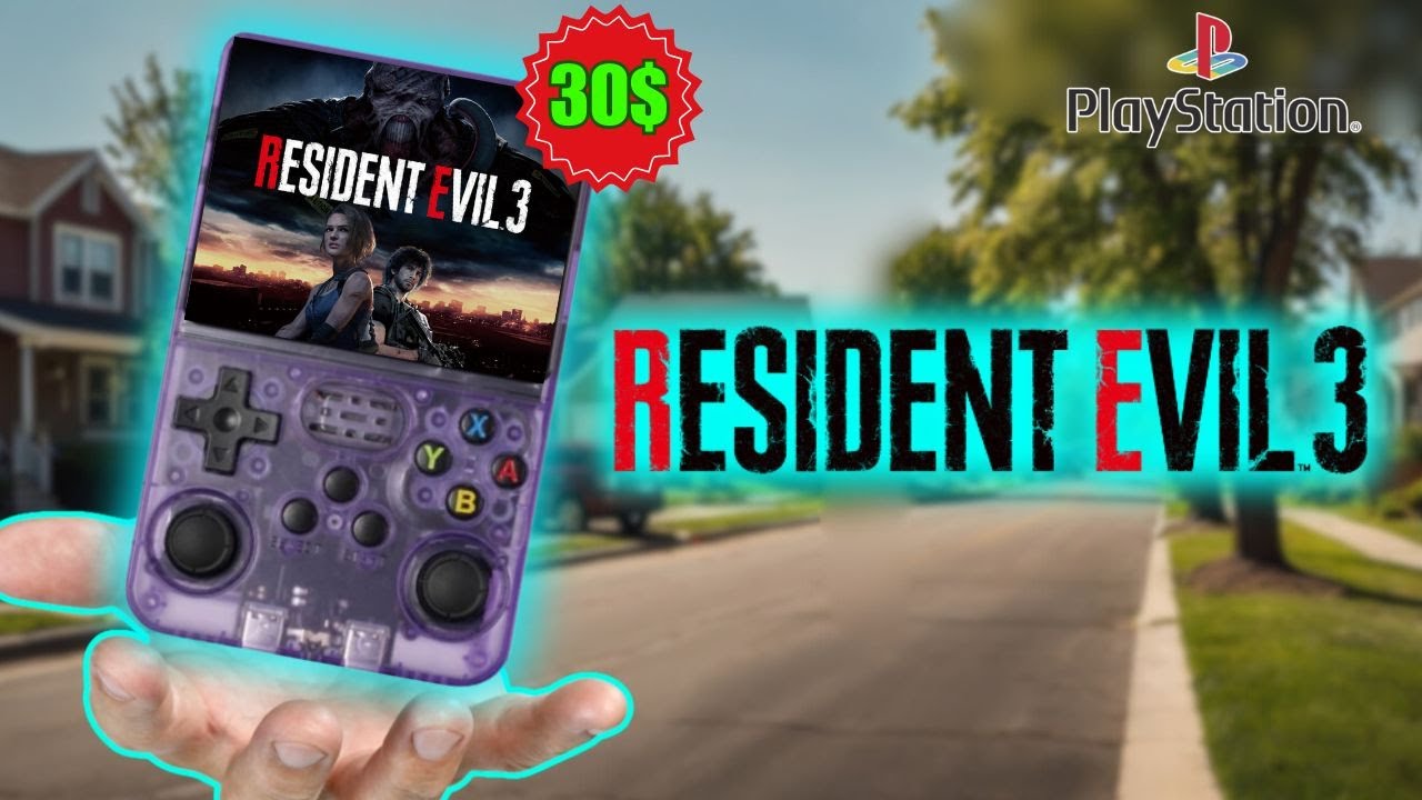 Resident Evil 3 On This 30$ Gaming Console | R36S Gameplay 2025 - YouTube