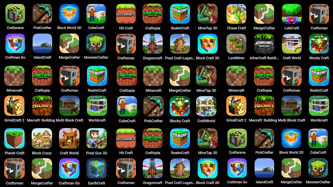 Minecraft, Hit Craft, Craftarena, Planet Craft, Chase Craft, Craftopia ...