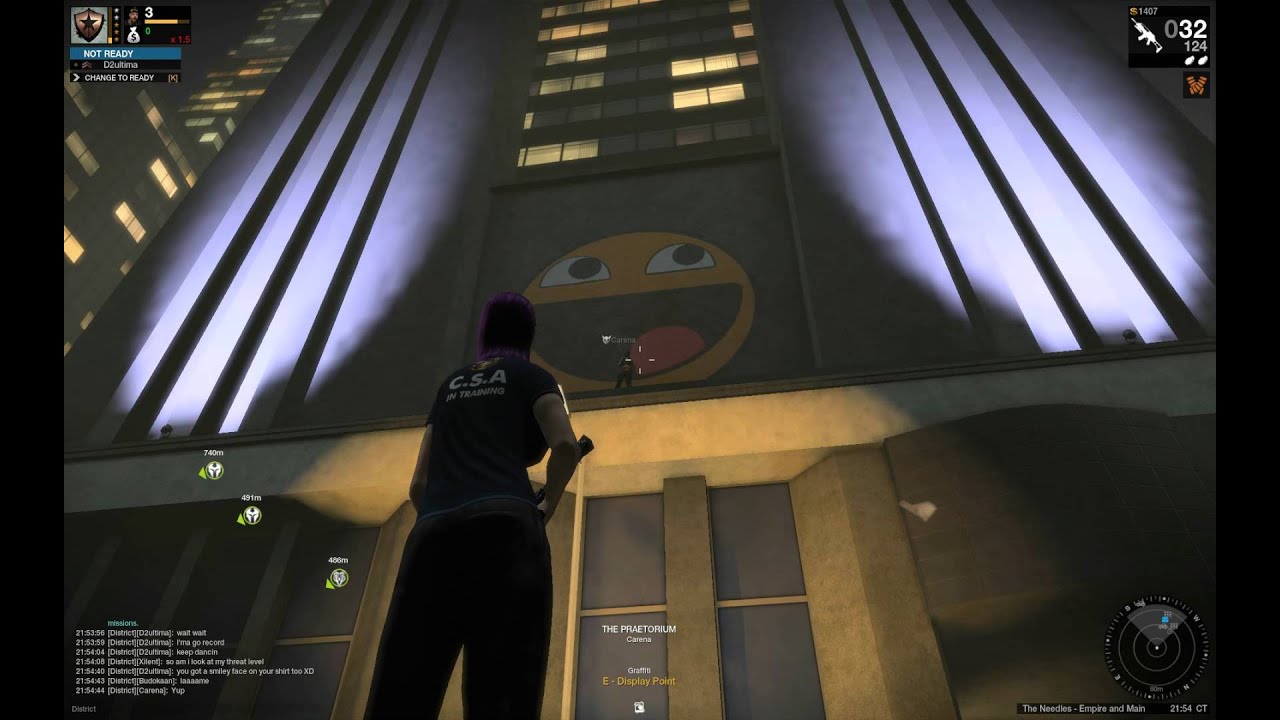 A criminal does the smiley face dance (APB Reloaded) - YouTube