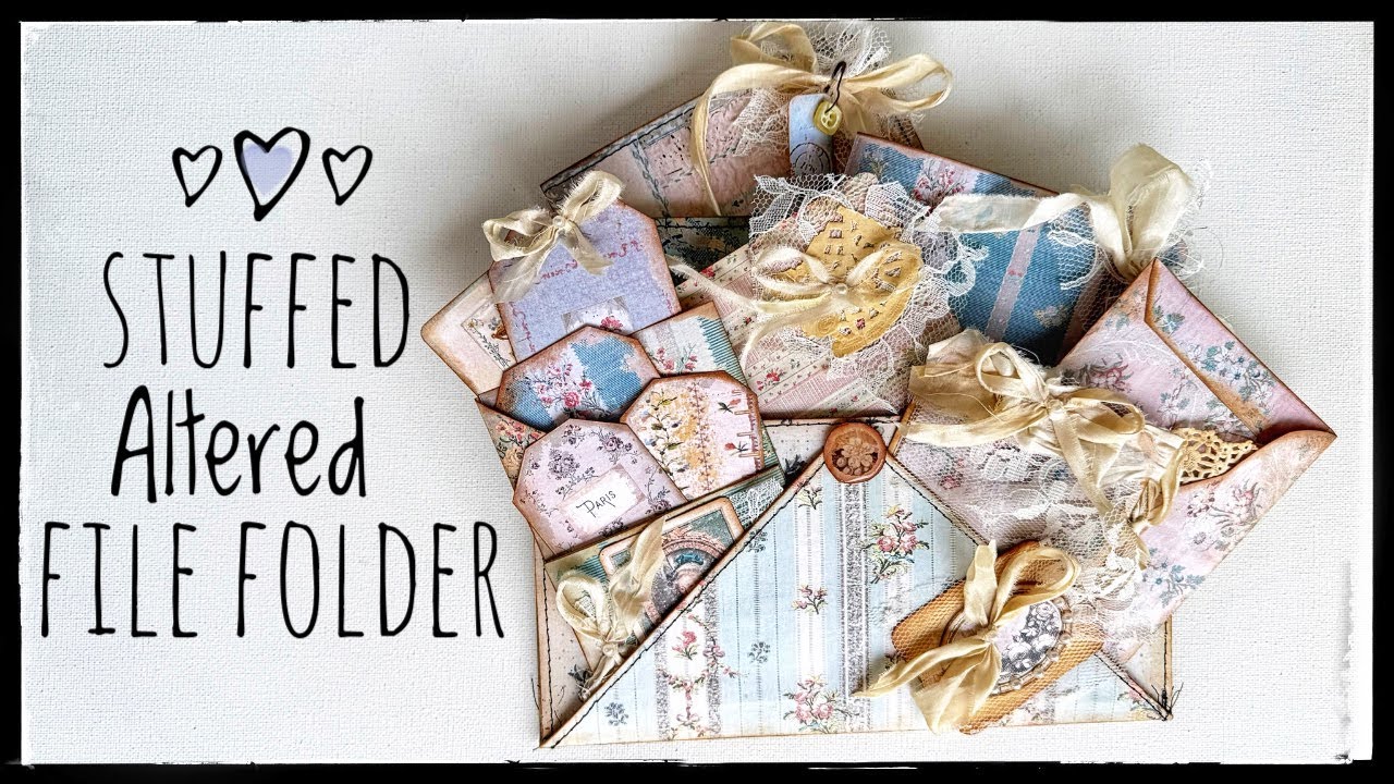 Making A Stuffed Altered File Folder - Tutorial - Great Gift Idea ...