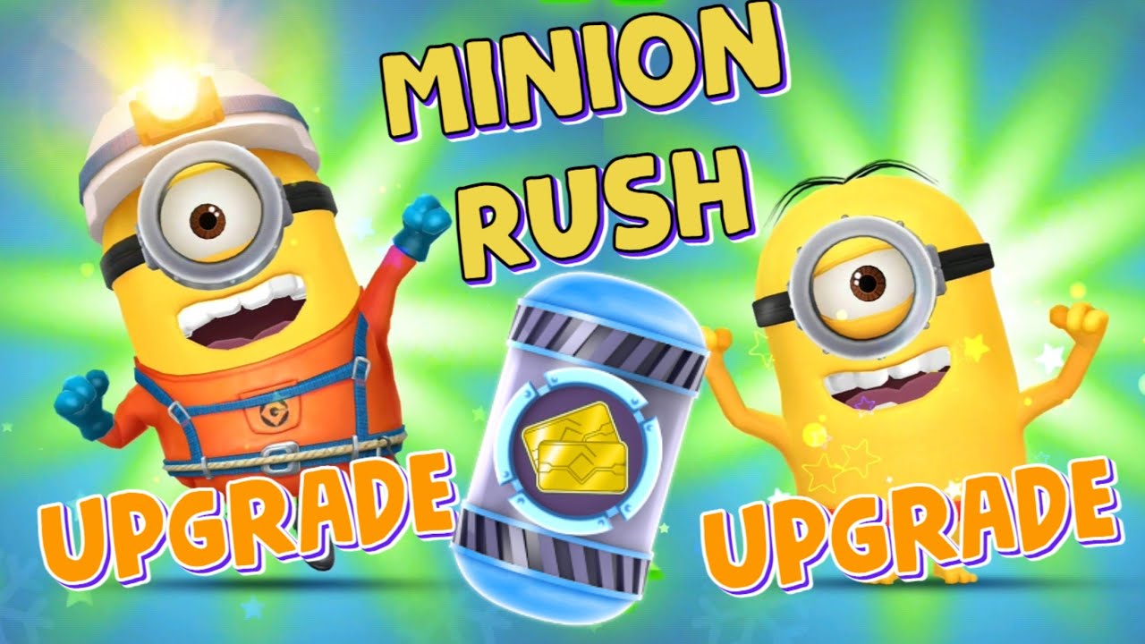 Minion Rush Spelunker Stuart and Thong Stuart Upgrade costumes Level Up ...