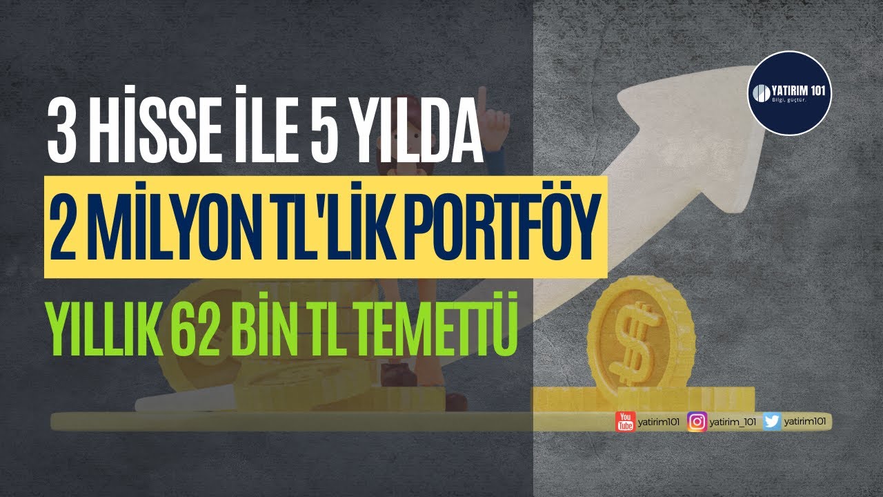 Borsada 3 Hisse ile 2 Milyon TL'ye Ulaşmak - YouTube