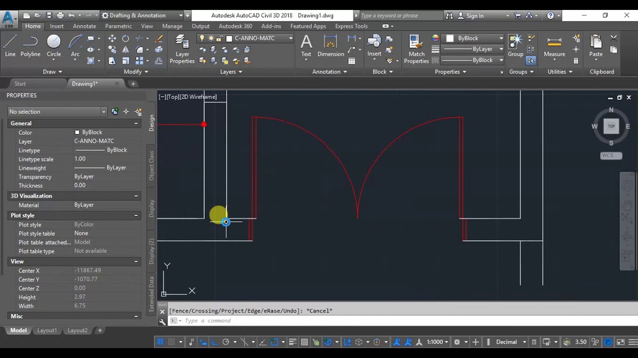 Classic Autocad Tutotial @ doors design - YouTube