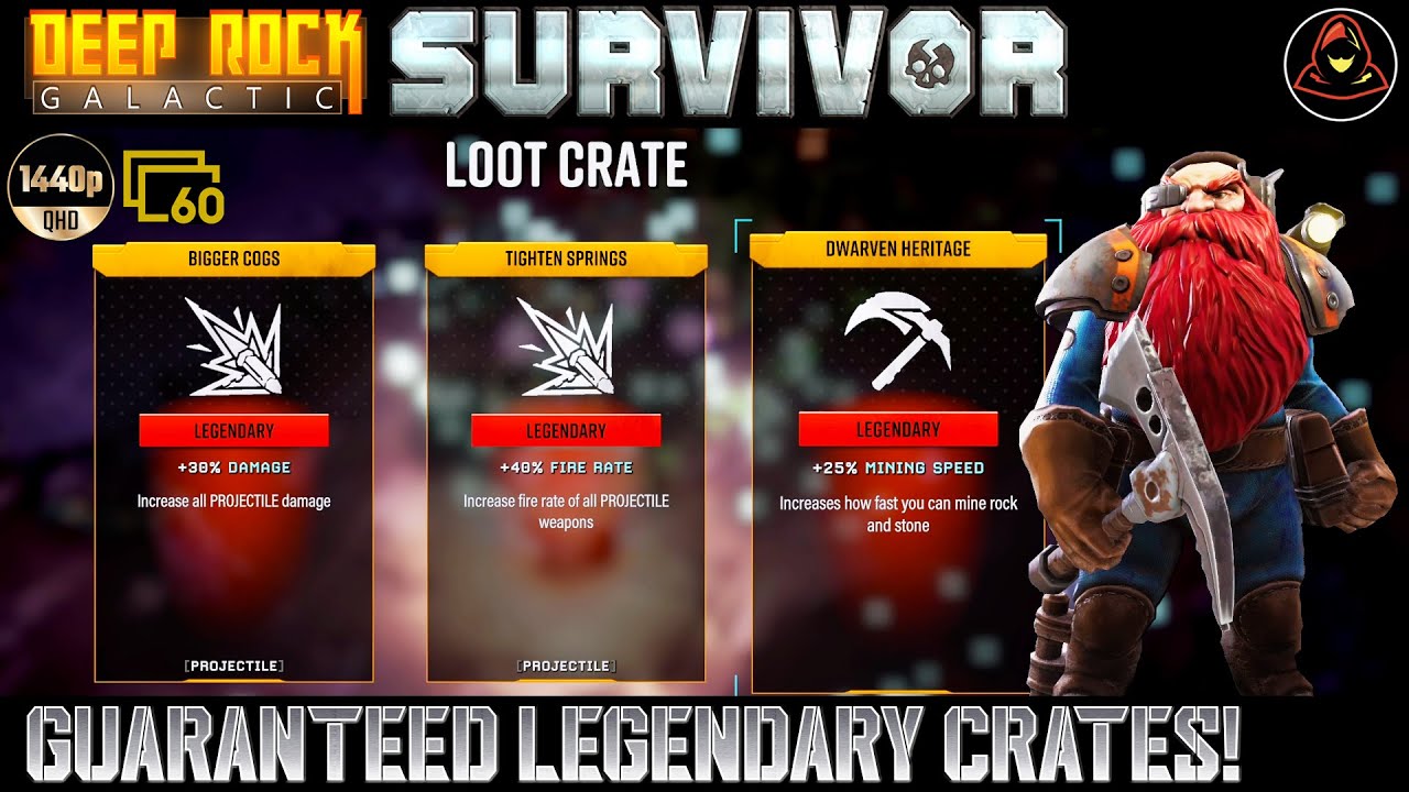 Deep Rock Galactic: Survivor | How to Get Legendary Crates Guide - YouTube