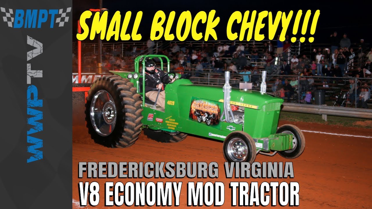 V8 ECONOMY MODIFIED TRACTOR EXHIBITION pulling at Fredericksburg May ...