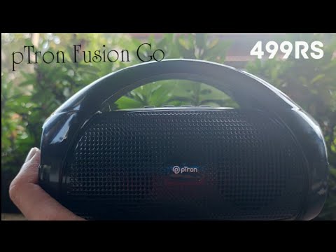pTron Fusion Go 10W wireless speaker newly launched speaker - YouTube