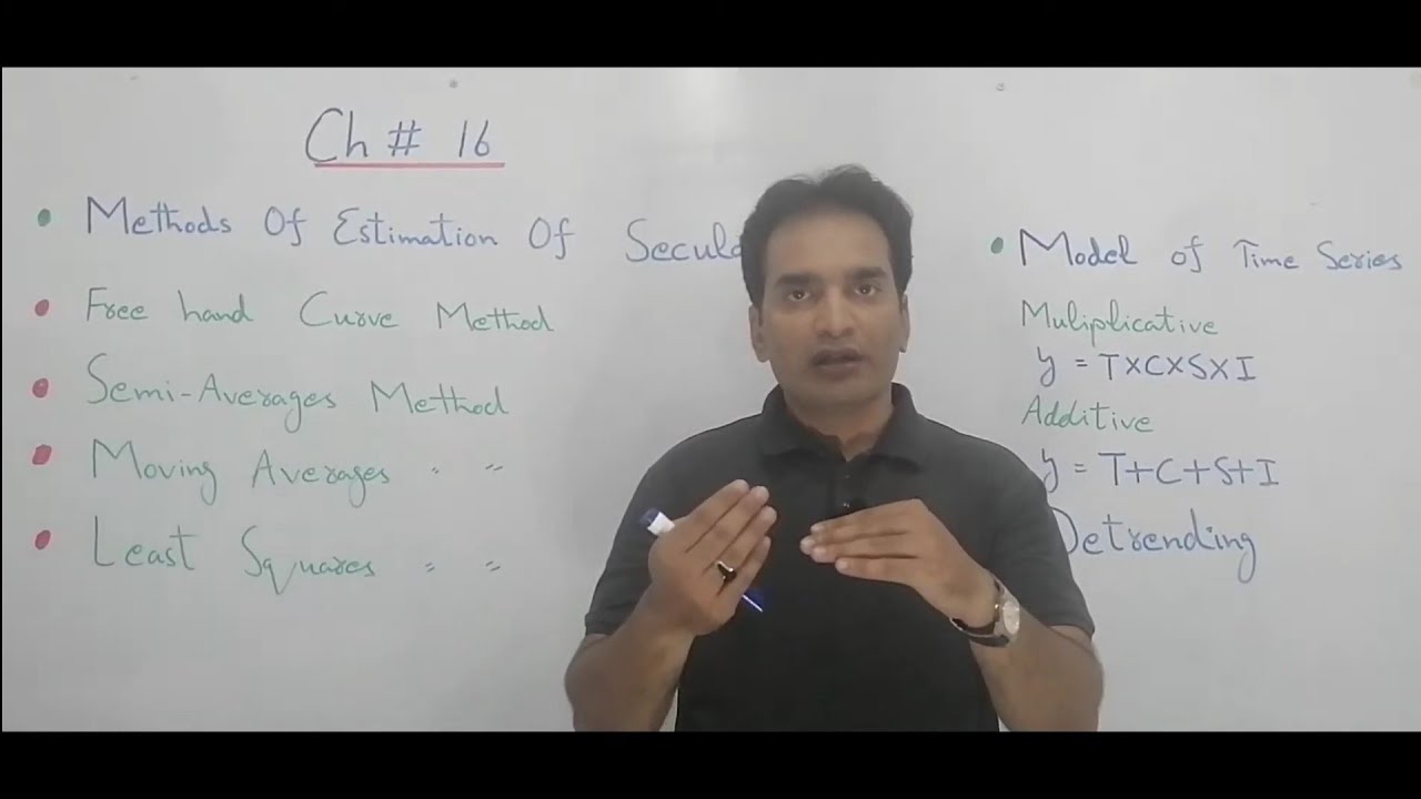 Time Series | Lecture 4 | Methods Of Estimation Of Secular Trend ...