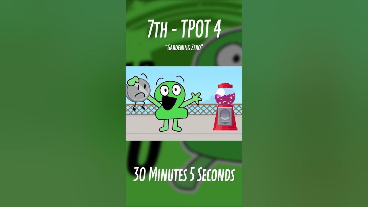 Which TPOT episode is the LONGEST? (as of TPOT 17) #shorts #bfdi #tpot - YouTube