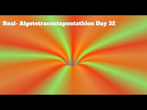 Real- Algotetracontapentathlon Day 32 - YouTube