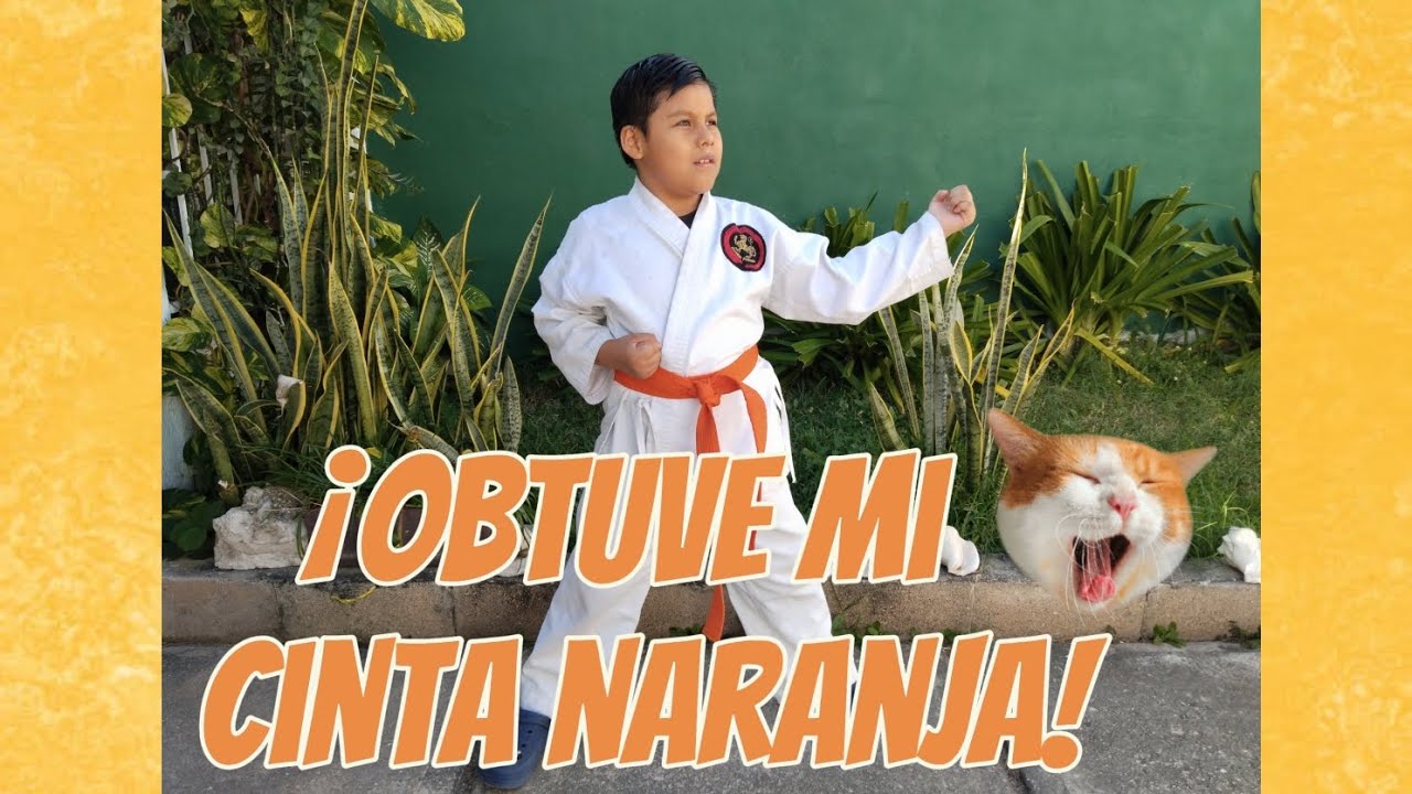 Obtuve mi cinta naranja 😱😀 - YouTube