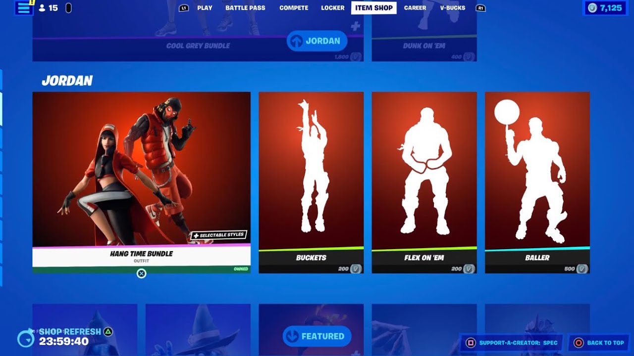 *RARE* Hang Time Bundle is Back! (Fortnite Battle Royale) - YouTube