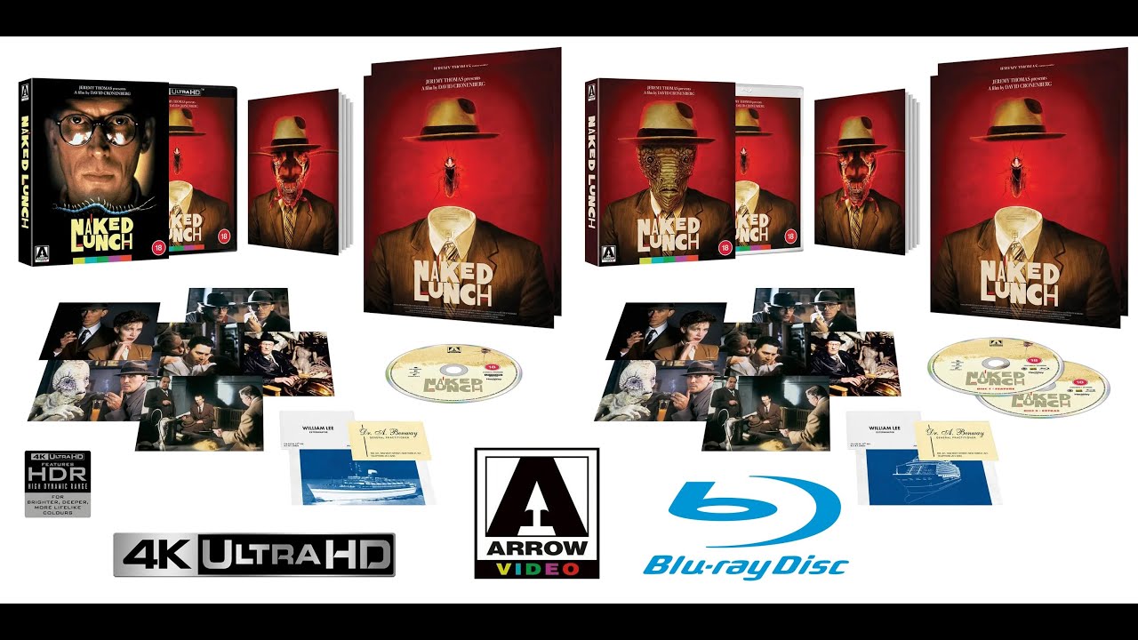 Naked Lunch [Arrow Video Limited Edition 4K Ultra HD & Blu-ray | New ...