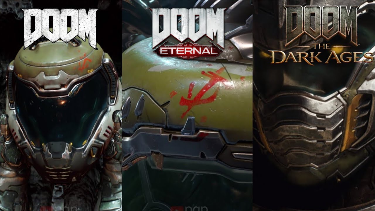 ALL DOOM GAMES SUIT UP SCENE - DOOM 2016, DOOM Eternal, DOOM The Dark ...