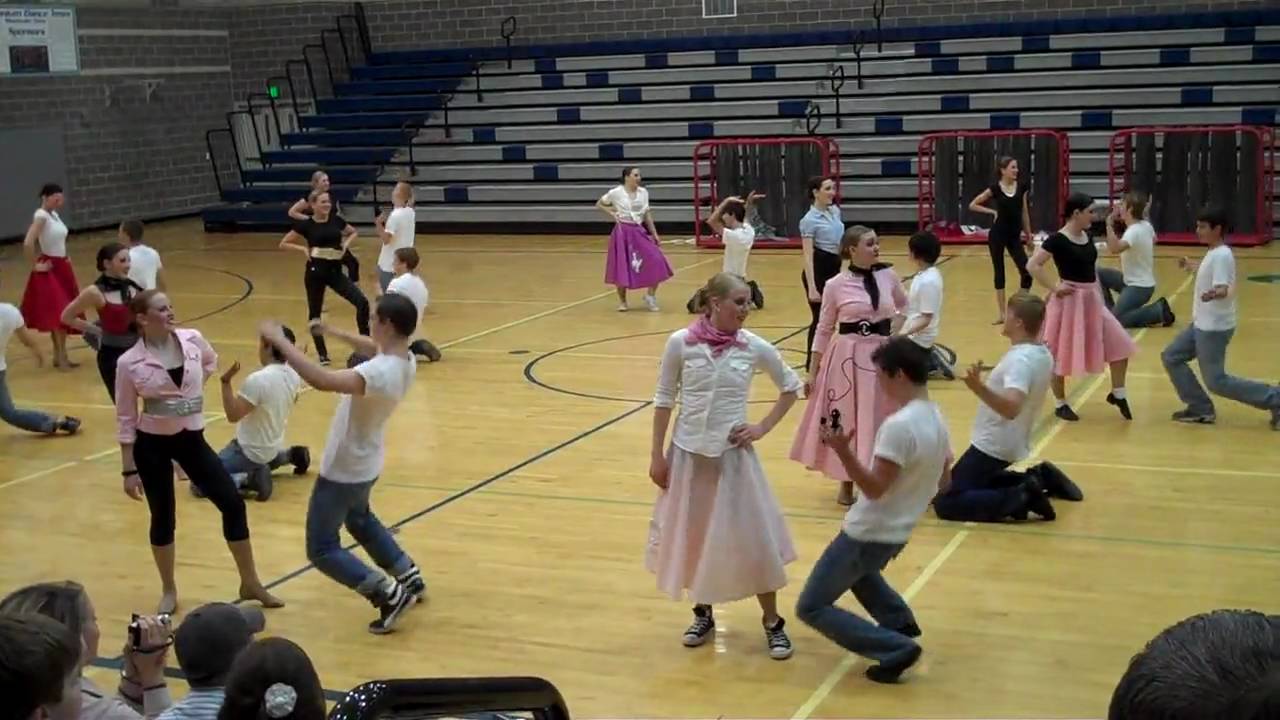 MVHS Millennium Dance Team Grease Medley 2010 - YouTube