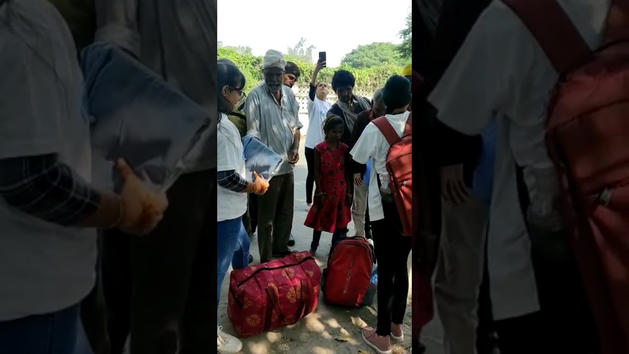cloth distribution drive. support us #lets grow together - YouTube