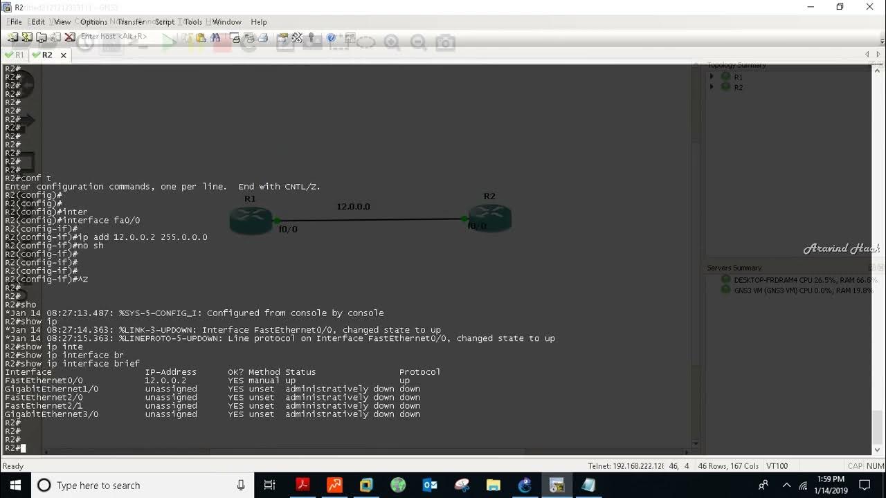 how to access cisco router using telnet configuration - YouTube