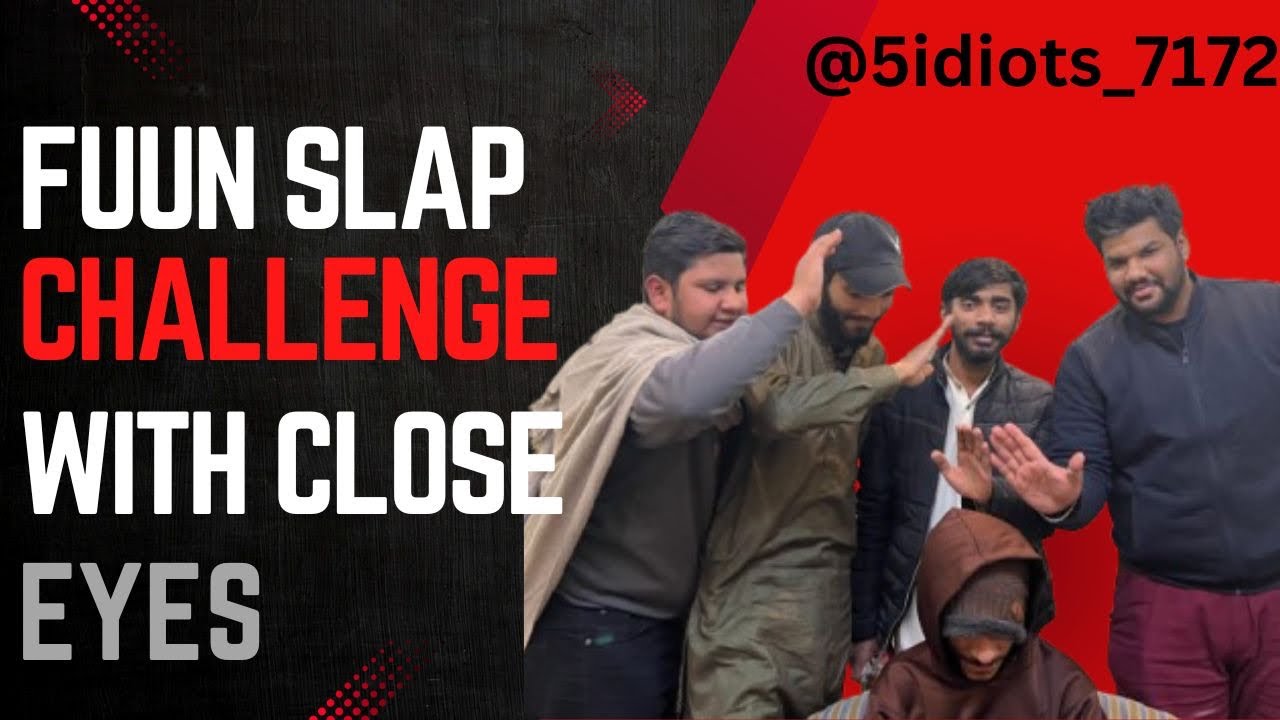 Slap challenge with close eyes - YouTube