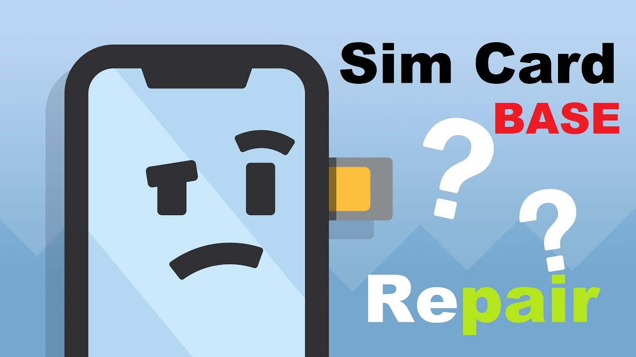 Sim Card Repair | How to Repair and Reuse Any Damaged SIM card - YouTube