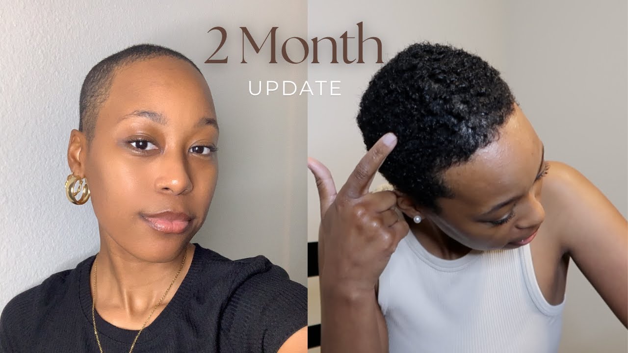 2 month BIG CHOP update | my current wash day routine | Chit Chat | TWA ...