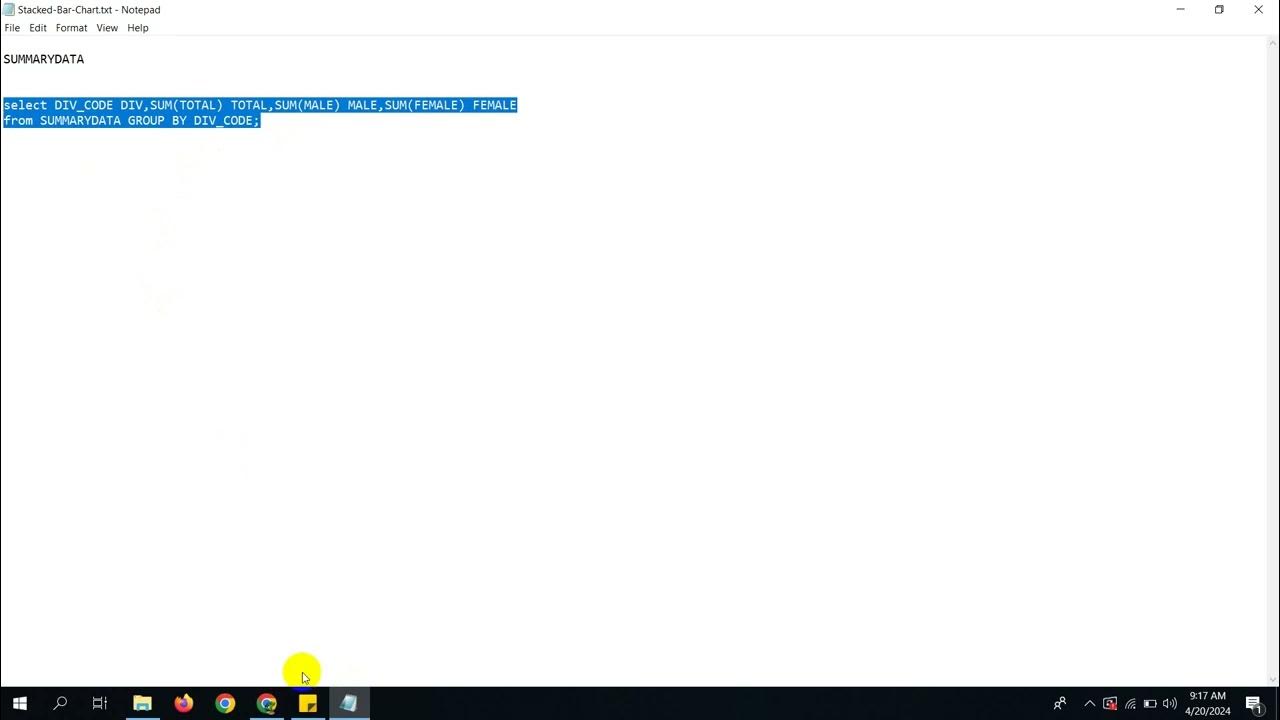Oracle Apex | How to create Stacked Bar Chart | TrainerBD Training - YouTube