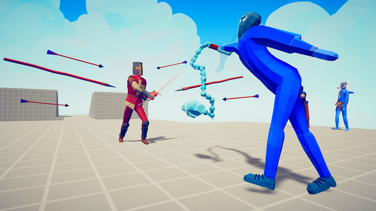 ICE WHIP AND HEADBUTTER +2 SPEAR THROWERS & 2 ARCHER | TABS - Totally ...