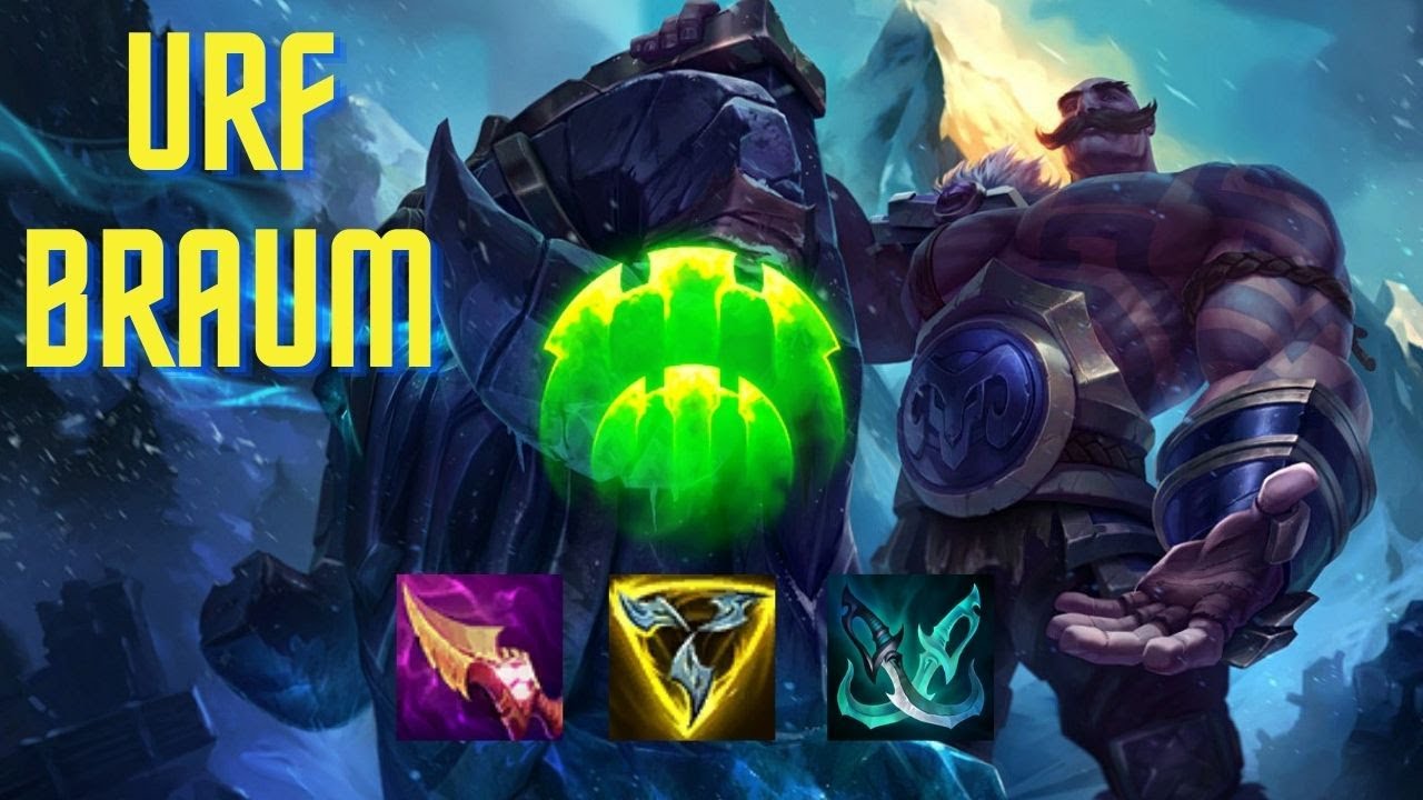 BRAUM FULL ATTACK SPEED NO URF!! - League of Legends - YouTube