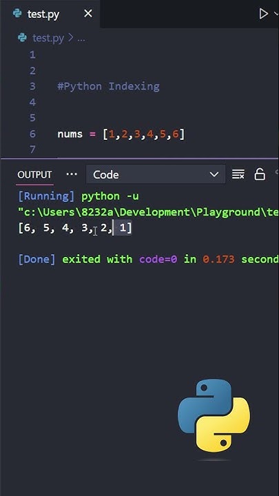 Python Indexing is AWE-SOME - YouTube