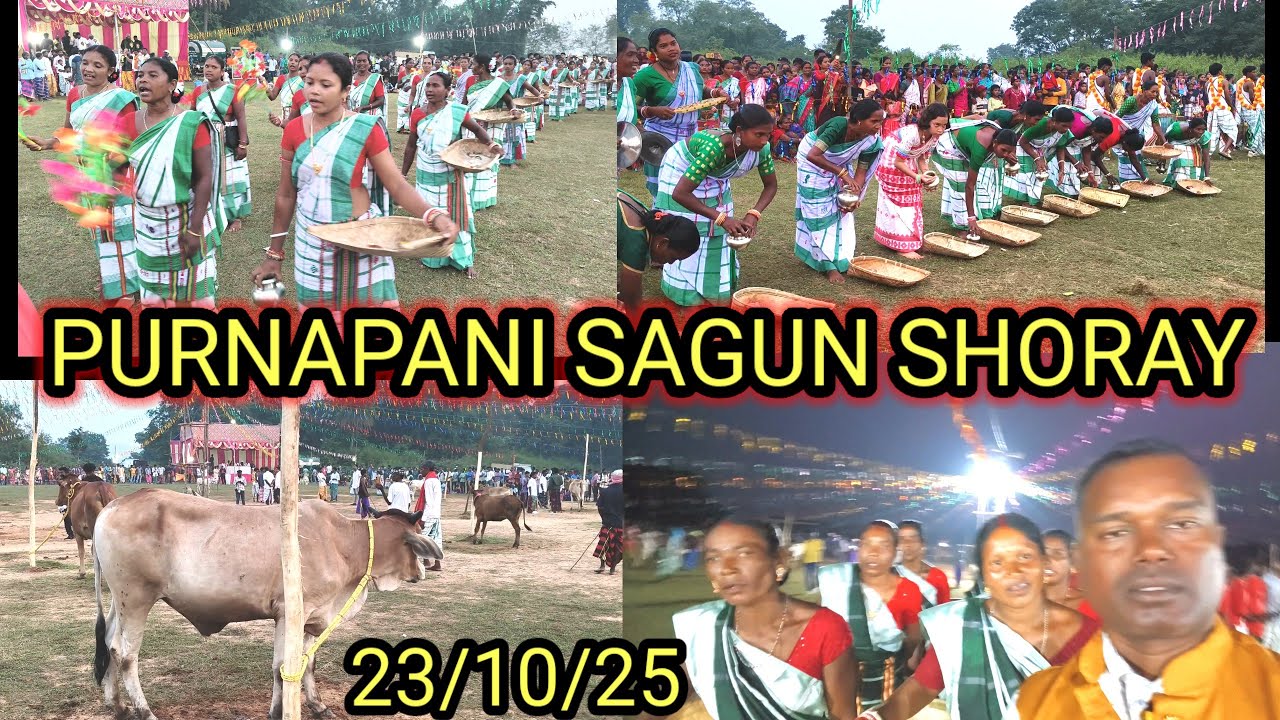 PURNAPANI SAGUN SHORAY#23/10/25@BhadaTudu-ss5ic Vlog Video - YouTube