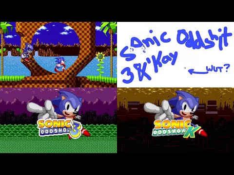 Sonic Oddshow 3 & K Comparison (by DoujinPixation)