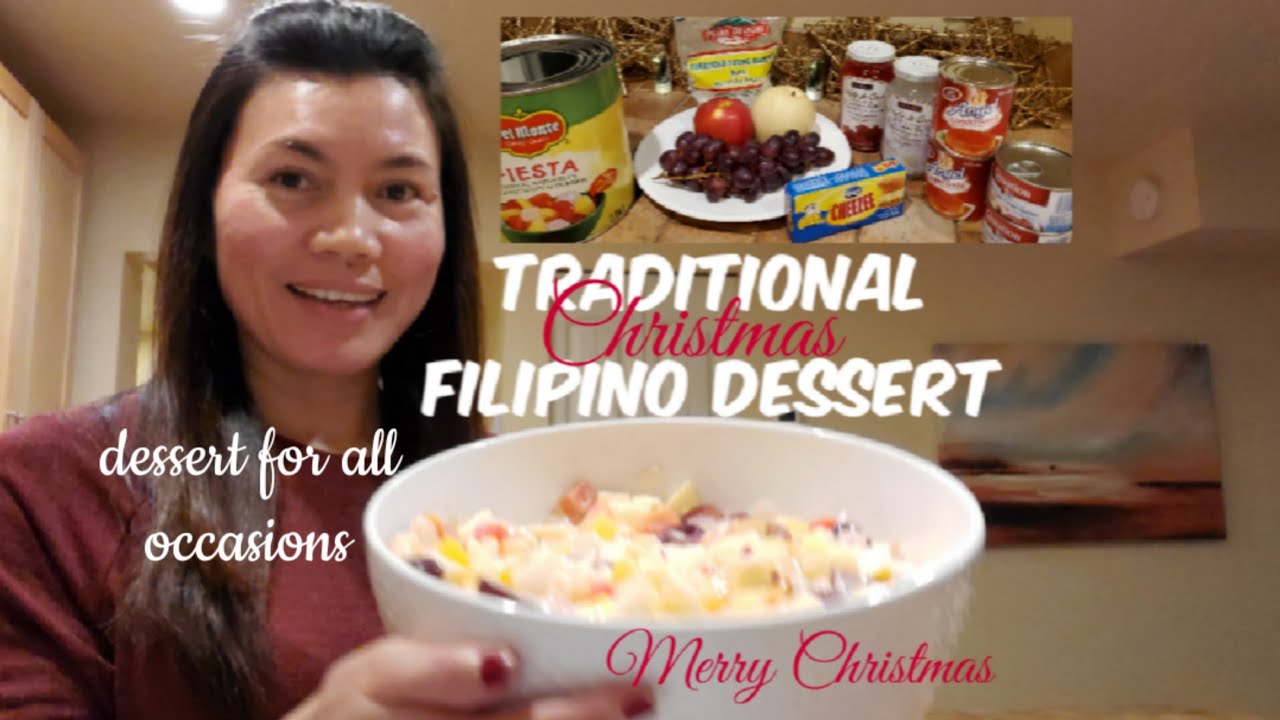Filipino Fruit Salad with Shredded Young Coconut (Buko) & Fresh Fruits ...