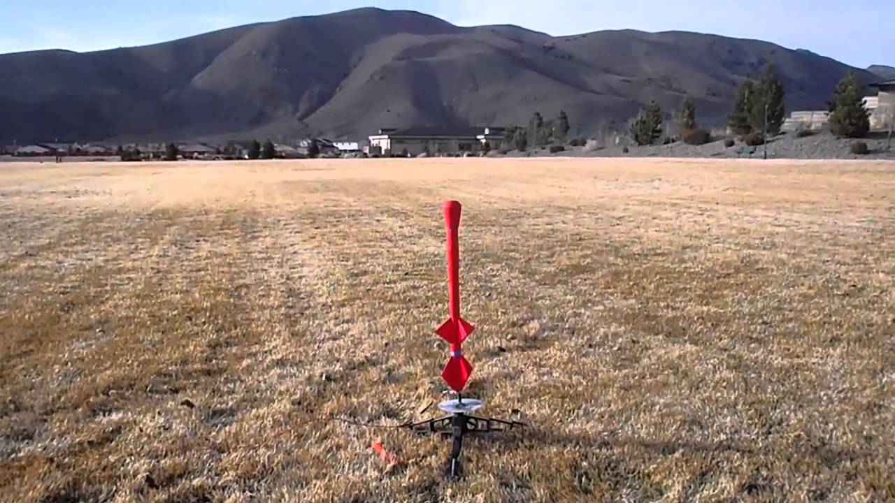 Epic Fail! Scary Homemade 3 Stage Model Rocket named "Accident Waiting ...
