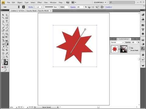 The Trick to an Opacity Mask in Adobe Illustrator - YouTube