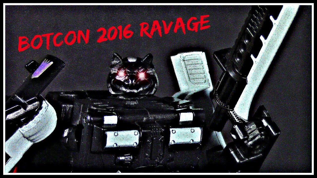 Botcon 2016 || Combiner Wars: Dawn Of The Predacus - Agent Ravage - YouTube