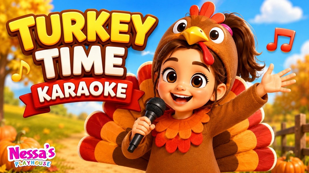 Turkey Time Karaoke | Thanksgiving Kids Songs (Best 2025) - YouTube