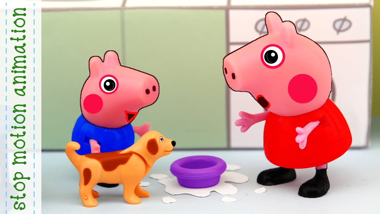 Meeting with a puppy, Peppa 2019 - YouTube