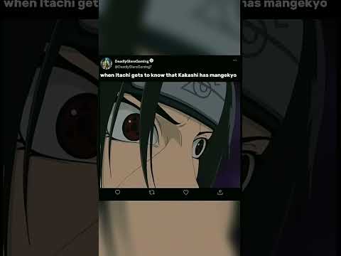 Itachi reaction on Kakashi's mangekyo sharingan