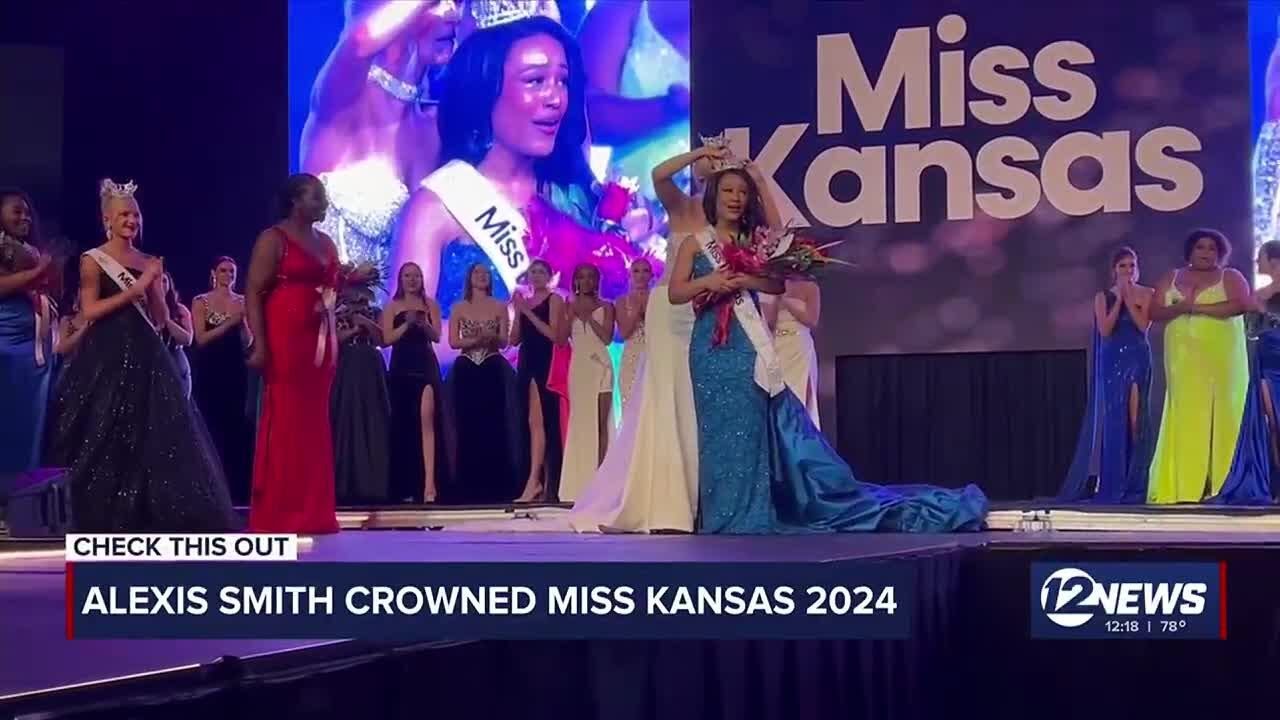 Alexis Smith Crowned Miss Kansas 2024 - YouTube