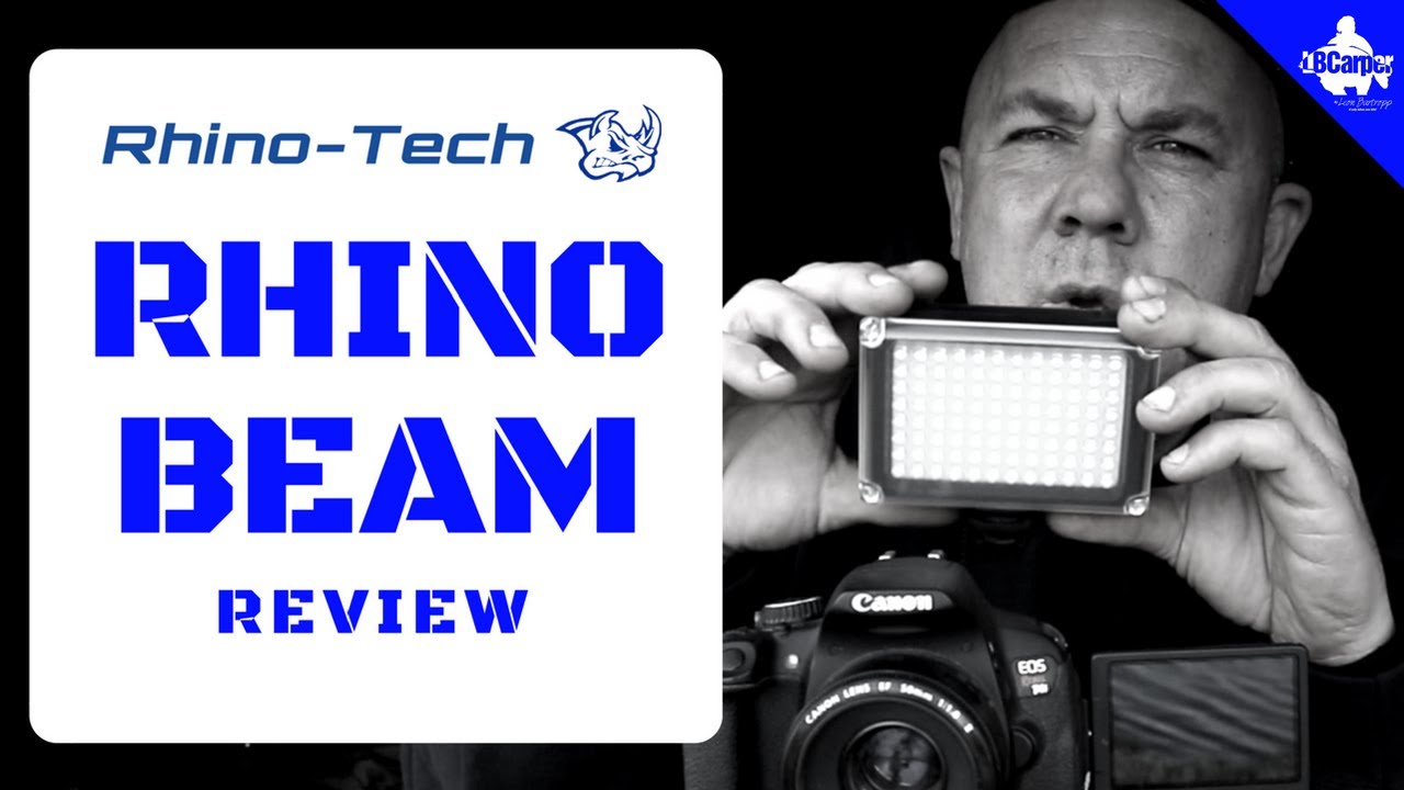 DSLR ACCESSORIES THE LED RHINO BEAM CAMERA LIGHT REVIEW - YouTube